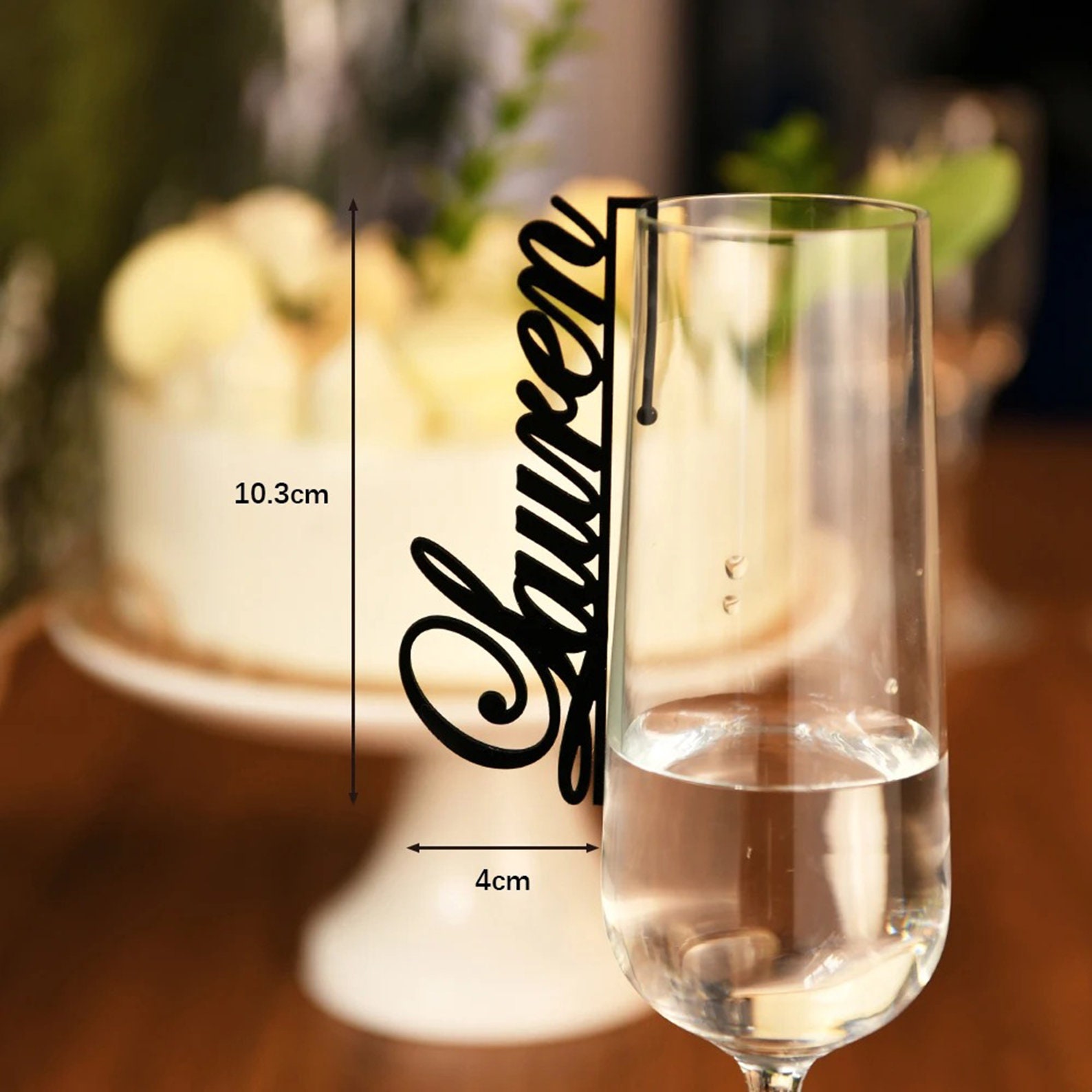 Personalized Wedding Logo Customize Individual Acrylic Names Wine Glass ...