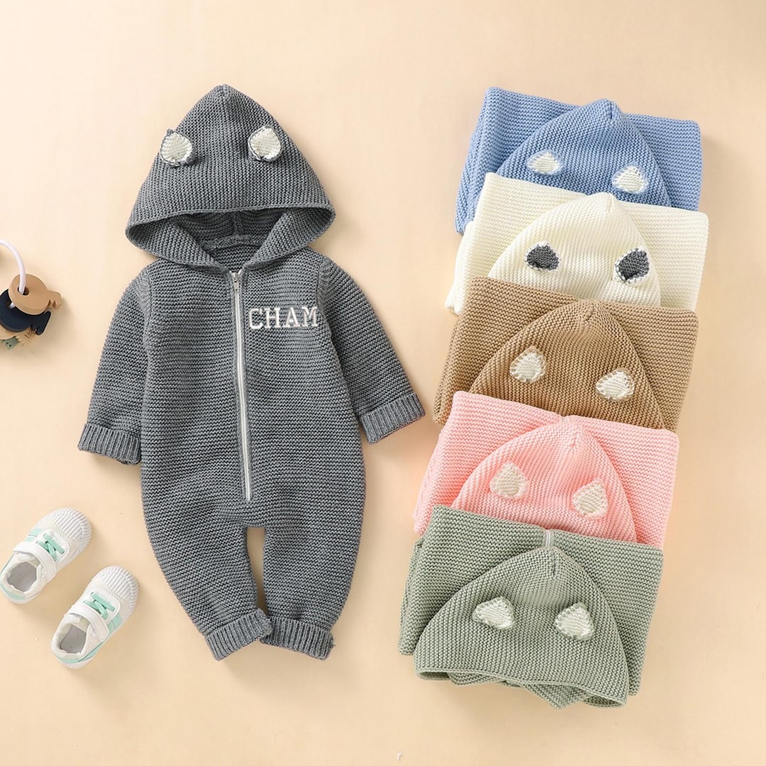 Embroidery Baby Romper Set,personalized Coming Home Outfit,newborn ...