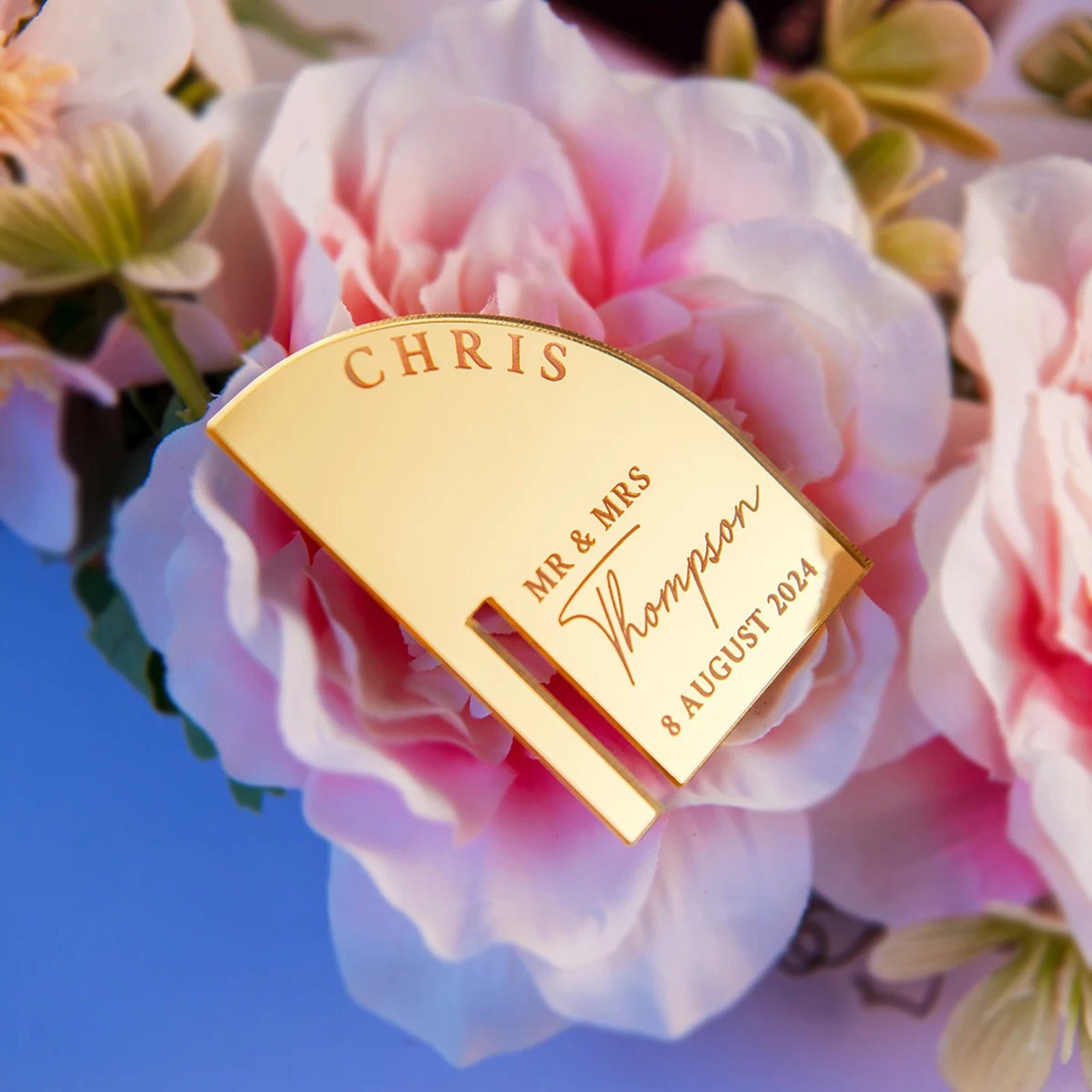 Personalized Acrylic Tags for Wedding, Place Cards With Table Numbers ...