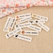 Custom Ironing Labels, Tags for Handmade Items, Iron on Label, Custom ...