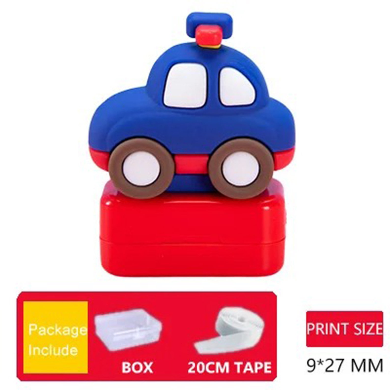 Personalized Cartoon Logo Stamp Custom Name Pattern Rubber Stamp ...