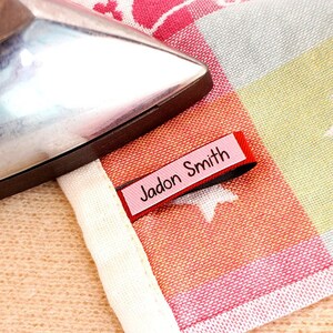 Custom Ironing Labels, Tags for Handmade Items, Iron on Label, Custom ...