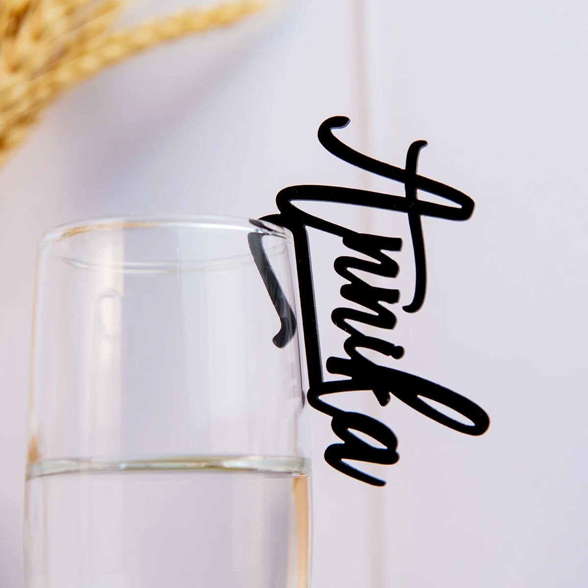 Personalized Acrylic Tags for Wedding, Place Cards With Table Numbers ...