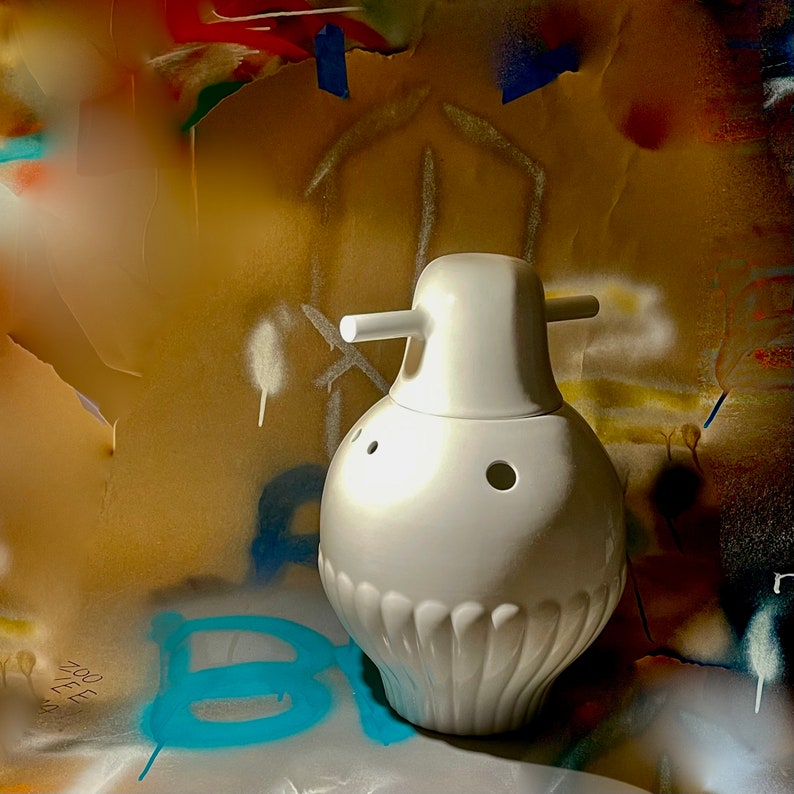 Large Vintage Glazed Vase Two Piece Vase Showtime Design by Jaime Hayon ...