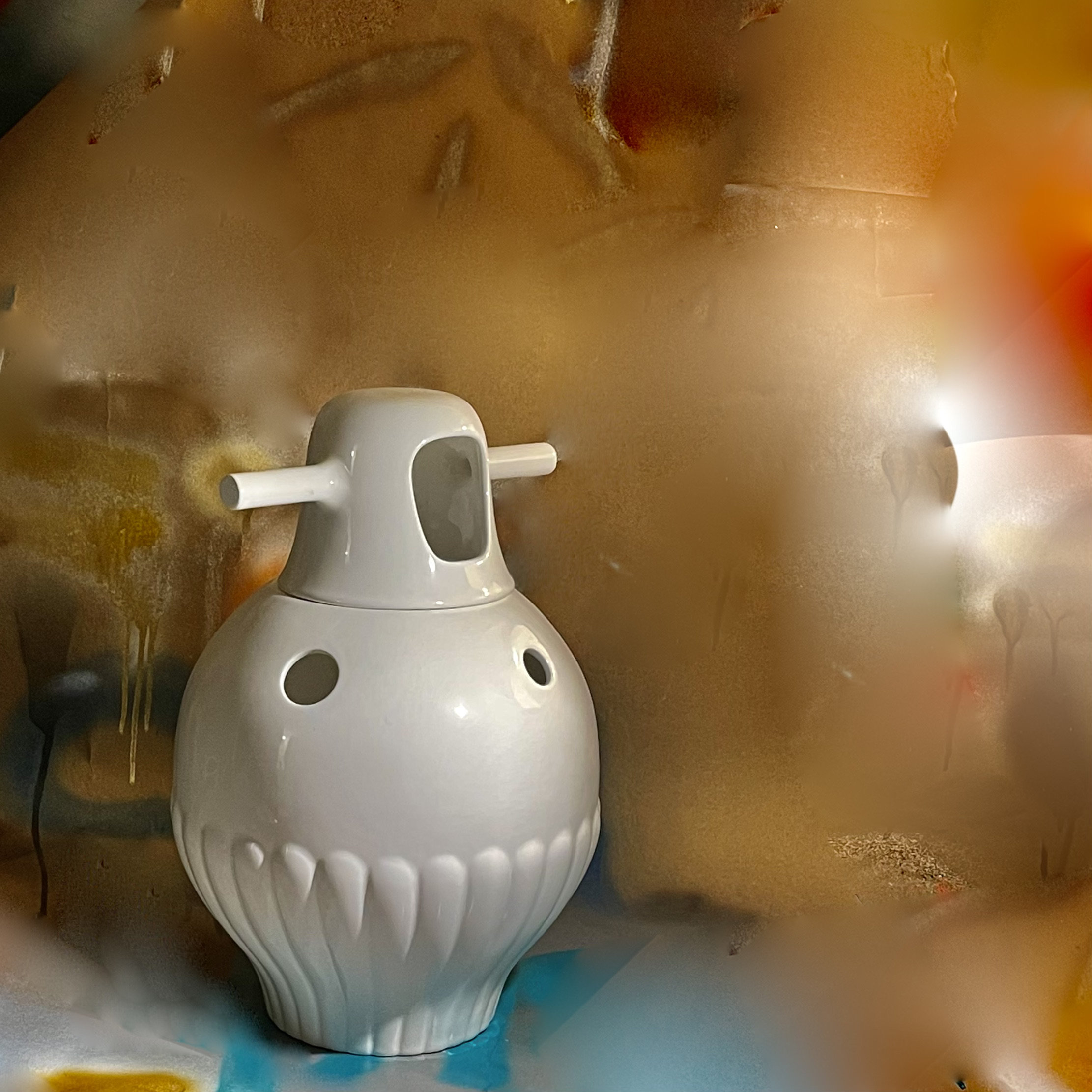 Large Vintage Glazed Vase Two Piece Vase Showtime Design by Jaime Hayon ...
