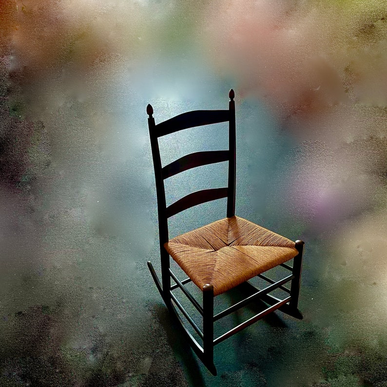 A Shaker Original Production Rocking Chair 19th Century Signed Shakers ...