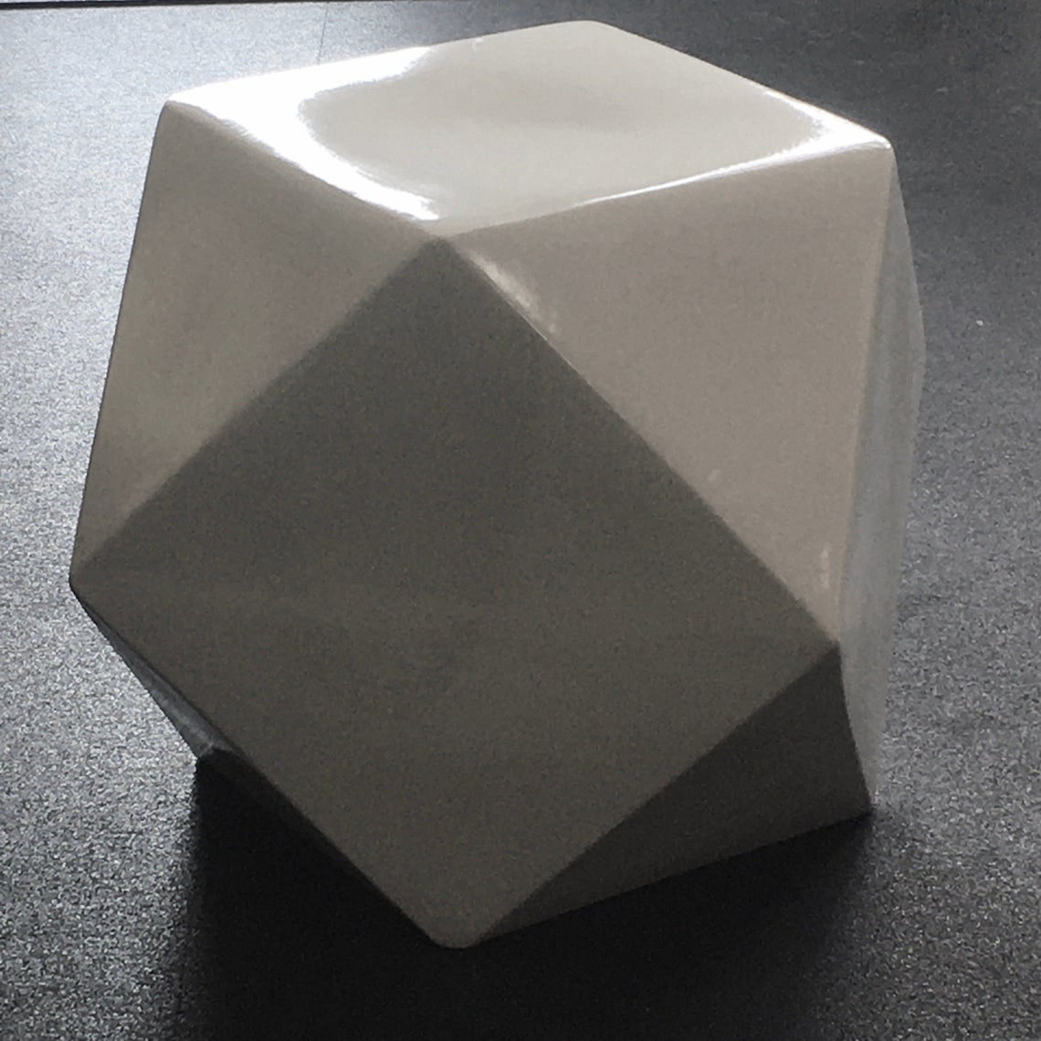 A Large Beautiful Mid Century Modern Cubist Ceramic Side Table - Etsy