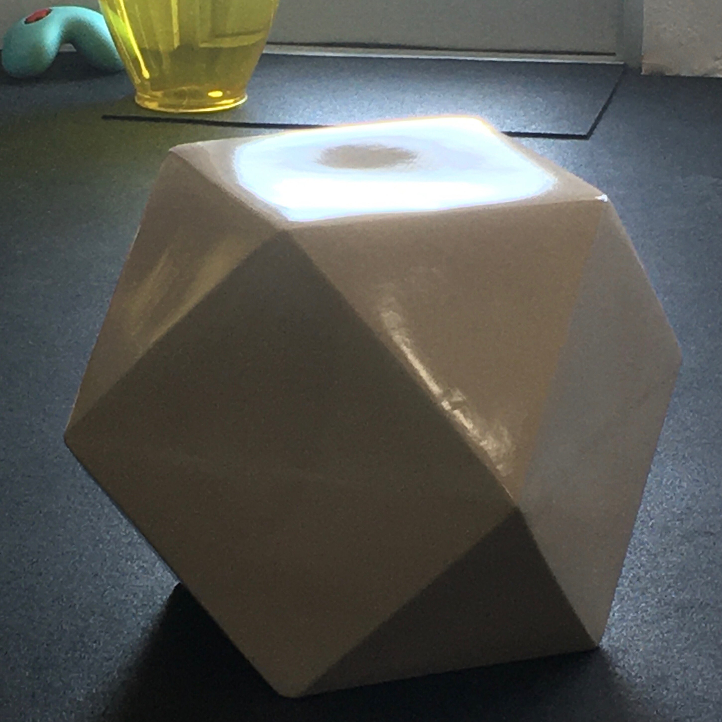 A Large Beautiful Mid Century Modern Cubist Ceramic Side Table - Etsy