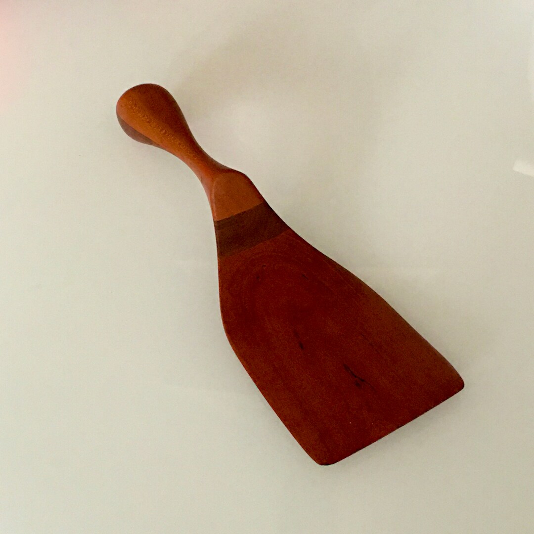 Unique Sculptural Vintage Mid Century Modern Hand Made Danish Teak Cake ...