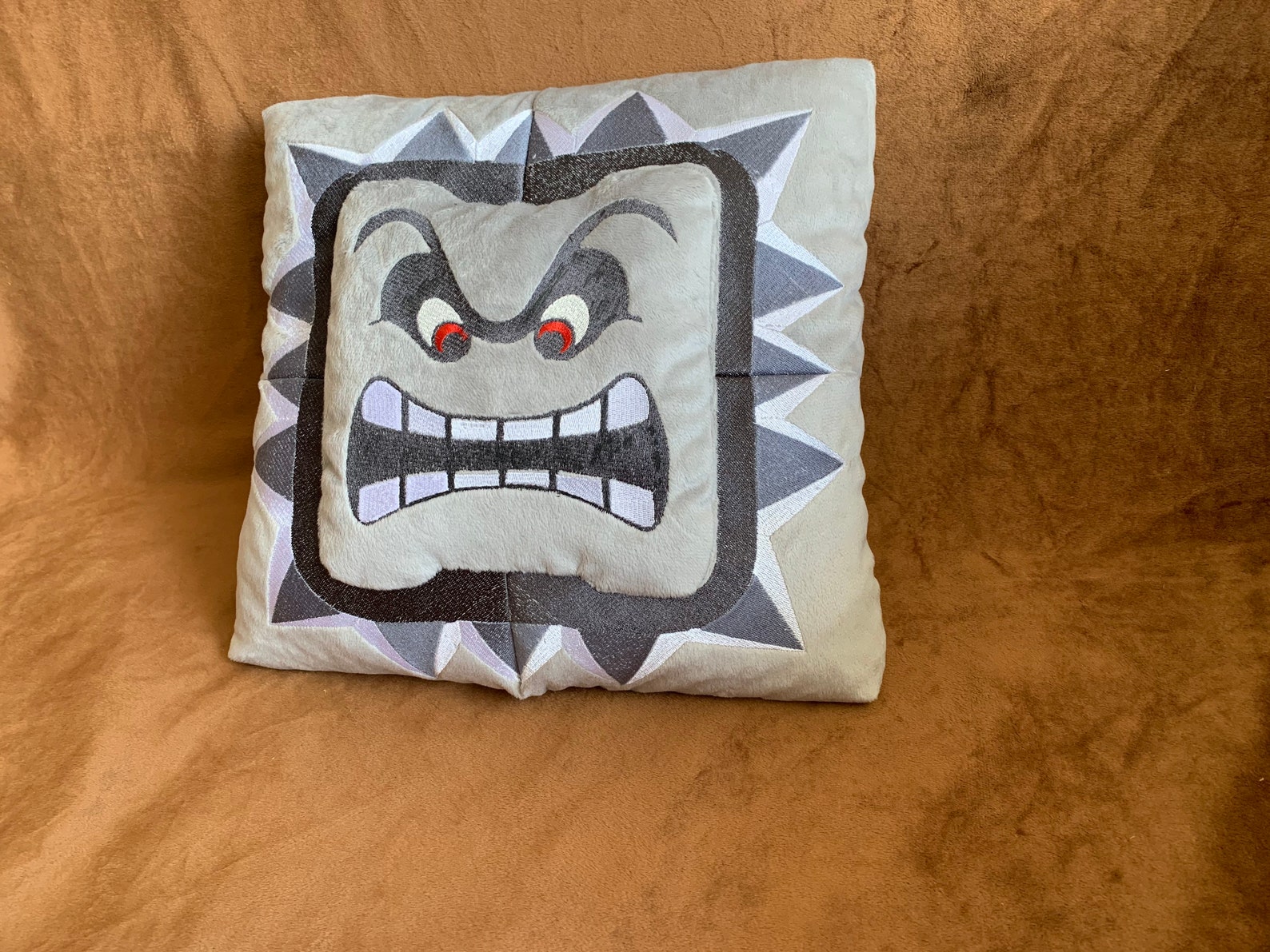 Thwomp from Mario. Custom toy. | Etsy