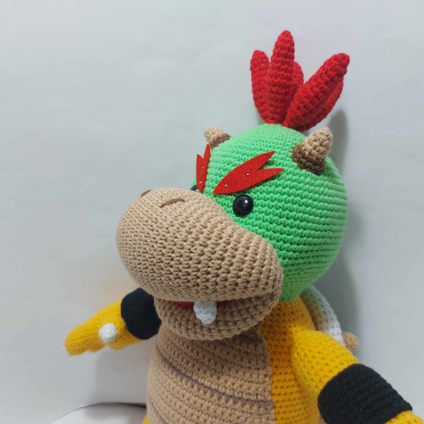 Super Mario Bowser Plush - Etsy