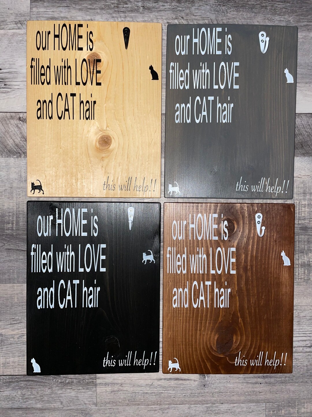 Lint Roller Holder Sign for Cats - Etsy