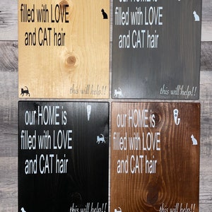 Lint Roller Holder Sign for Cats - Etsy