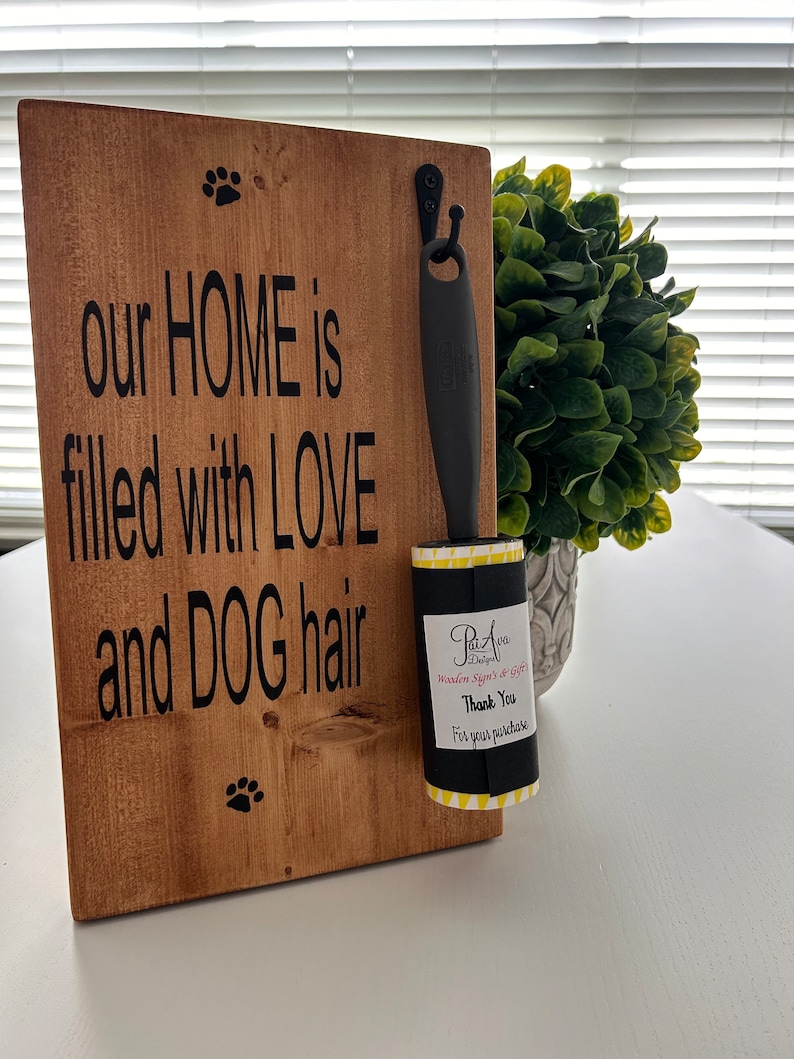 Lint Roller Holder Sign - Dogs - Etsy