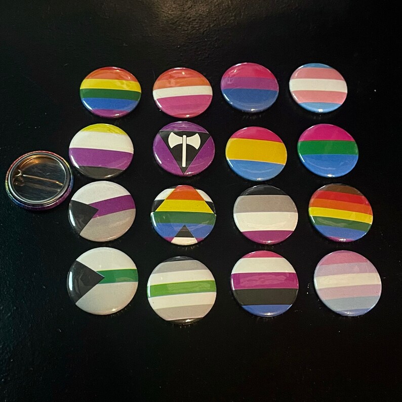 Pride Lgbt Gay Bi Rainbow Lesbian Trans Enby Nb Pan Poly Demi Etsy