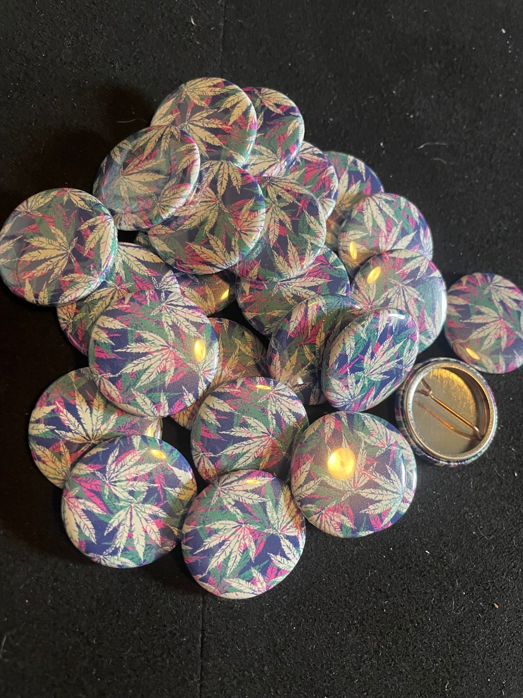 LIMITED EDITION Medicinal Cannabis Pin Button Badge 420 Pot Leaf Weed ...