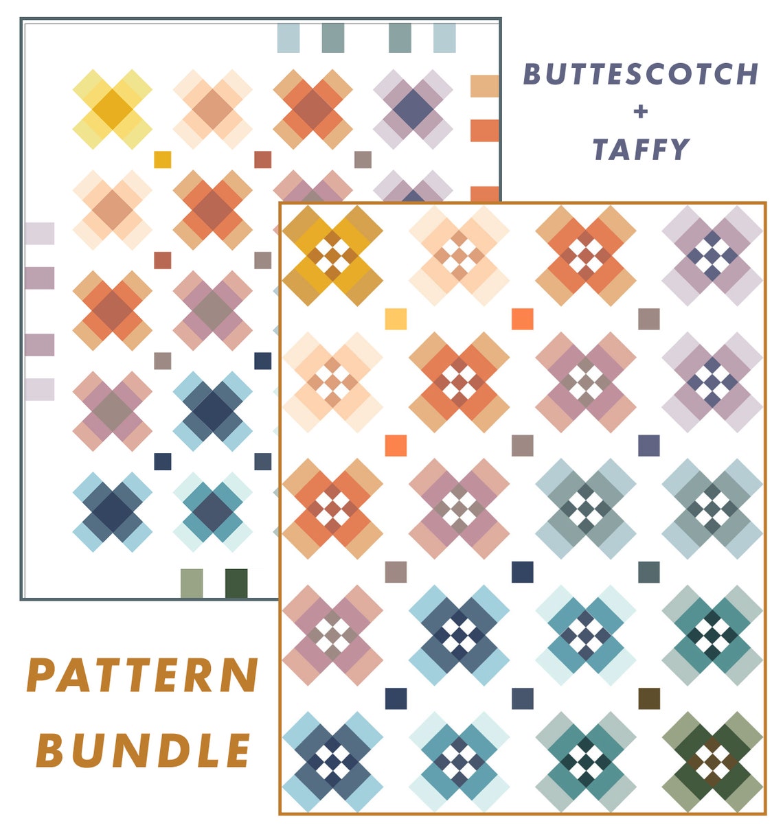 Modern Quilt Pattern Ombre Quilt Taffy Quilt Pattern PDF | Etsy