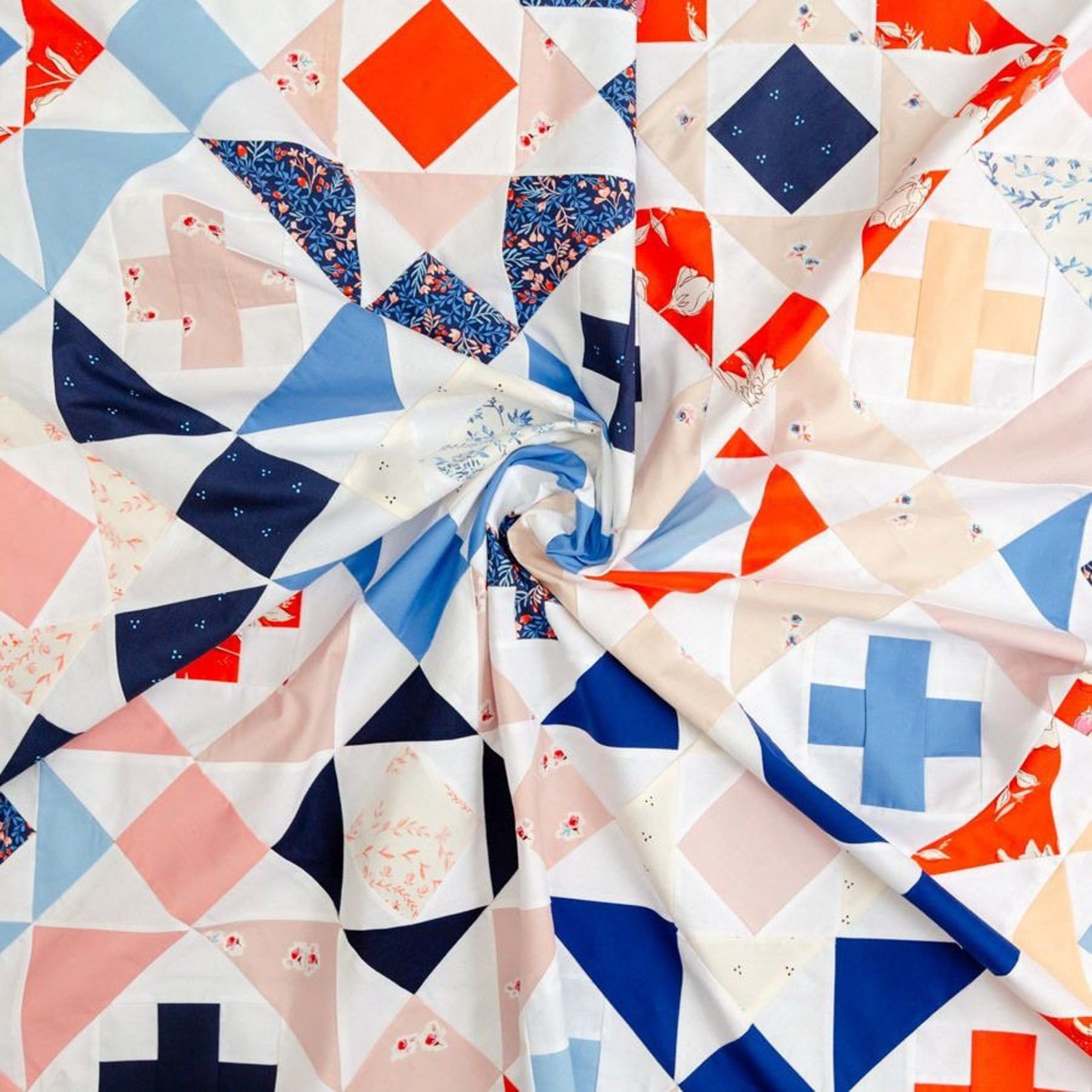 Nordic Crossing Quilt Pattern PDF Digital Download Star - Etsy