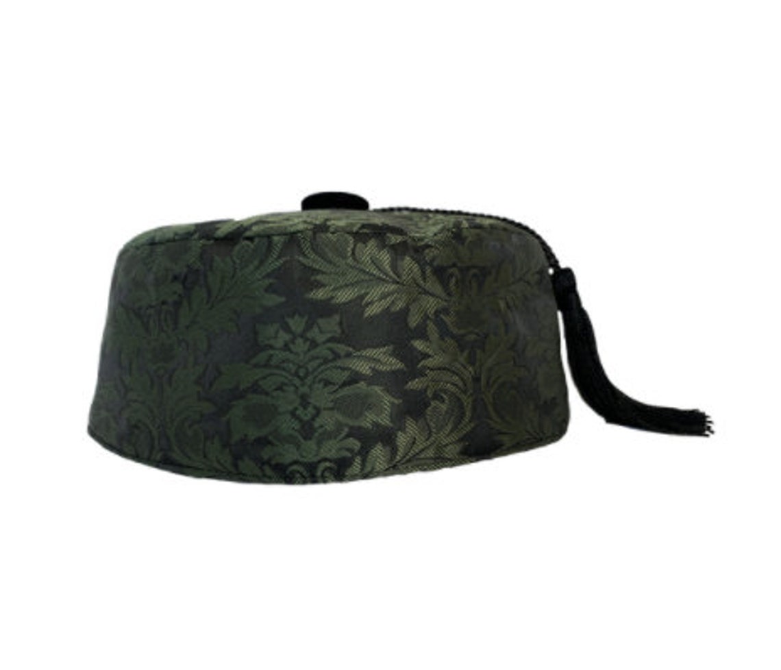 Brocade Smoking Cap | Multiple Colors Available | Men's Smoking Hat ...