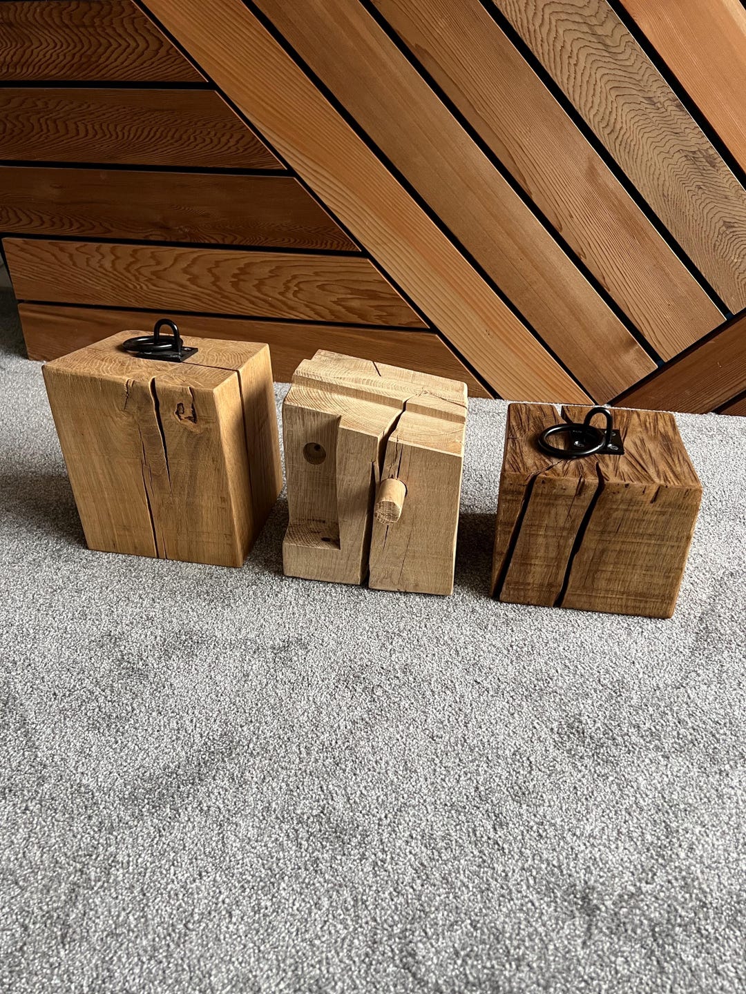 OVERSIZED Reclaimed Oak Door Stop | Rustic Wooden Wedge Large - Etsy UK