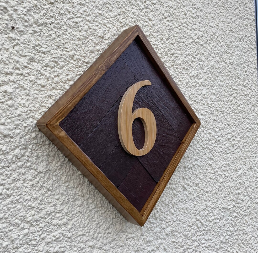 Diamond One off Reclaimed Wood and 100 Year Old House Sign - Etsy