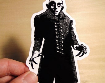 Nosferatu STICKER Vinyl Horror Cult Movie Vampire Max - Etsy