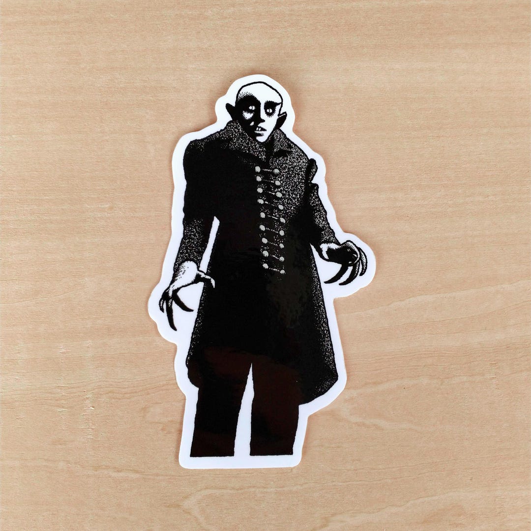 Nosferatu Sticker Vampire Count Orlok Halloween Gothic Horror Decal - Etsy