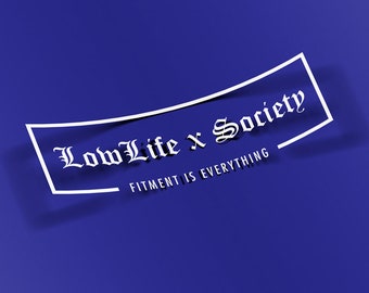 Low Life Decal | Etsy
