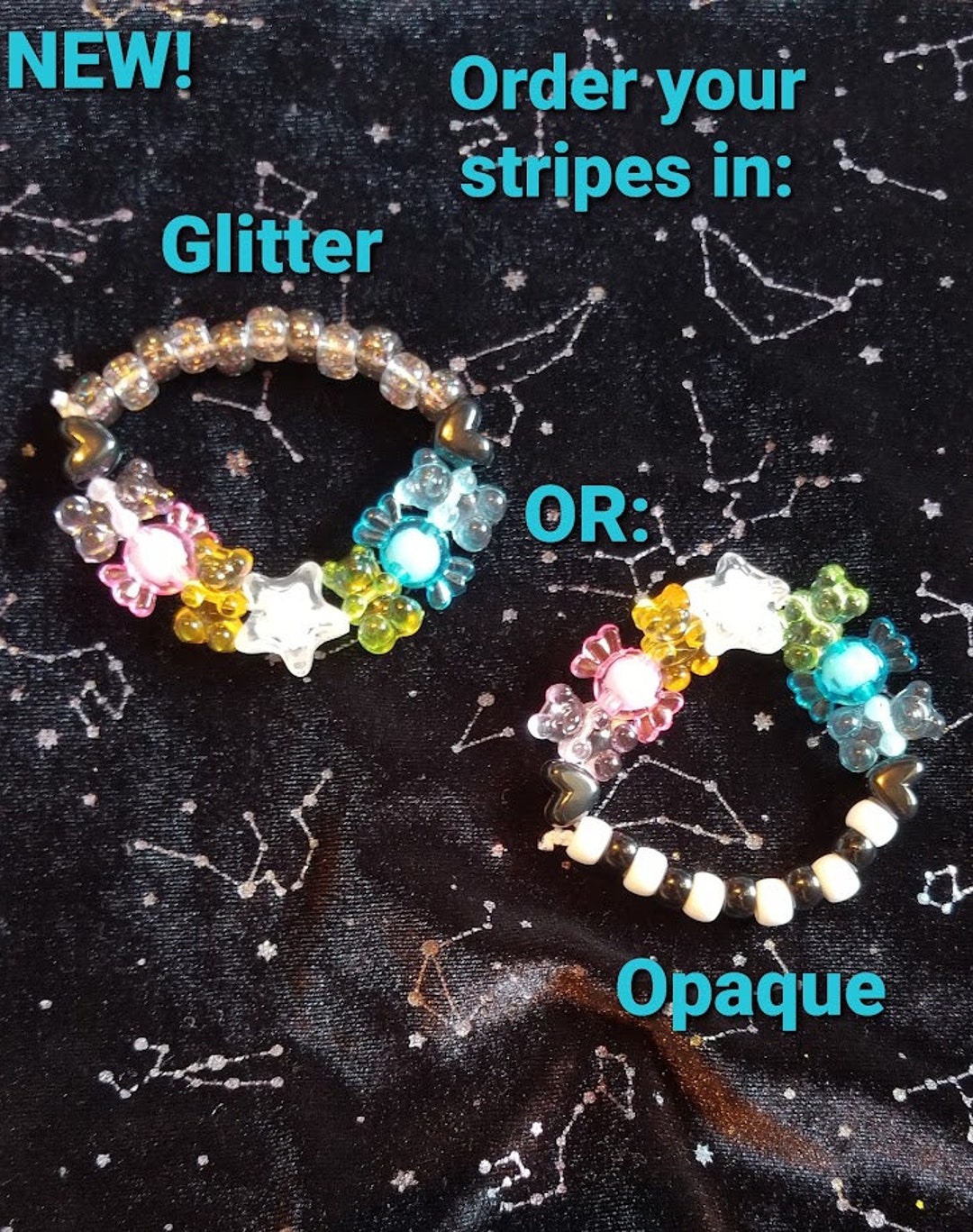 Crazy Random Scenecore Kandicore Pride Flag Bracelet - Etsy