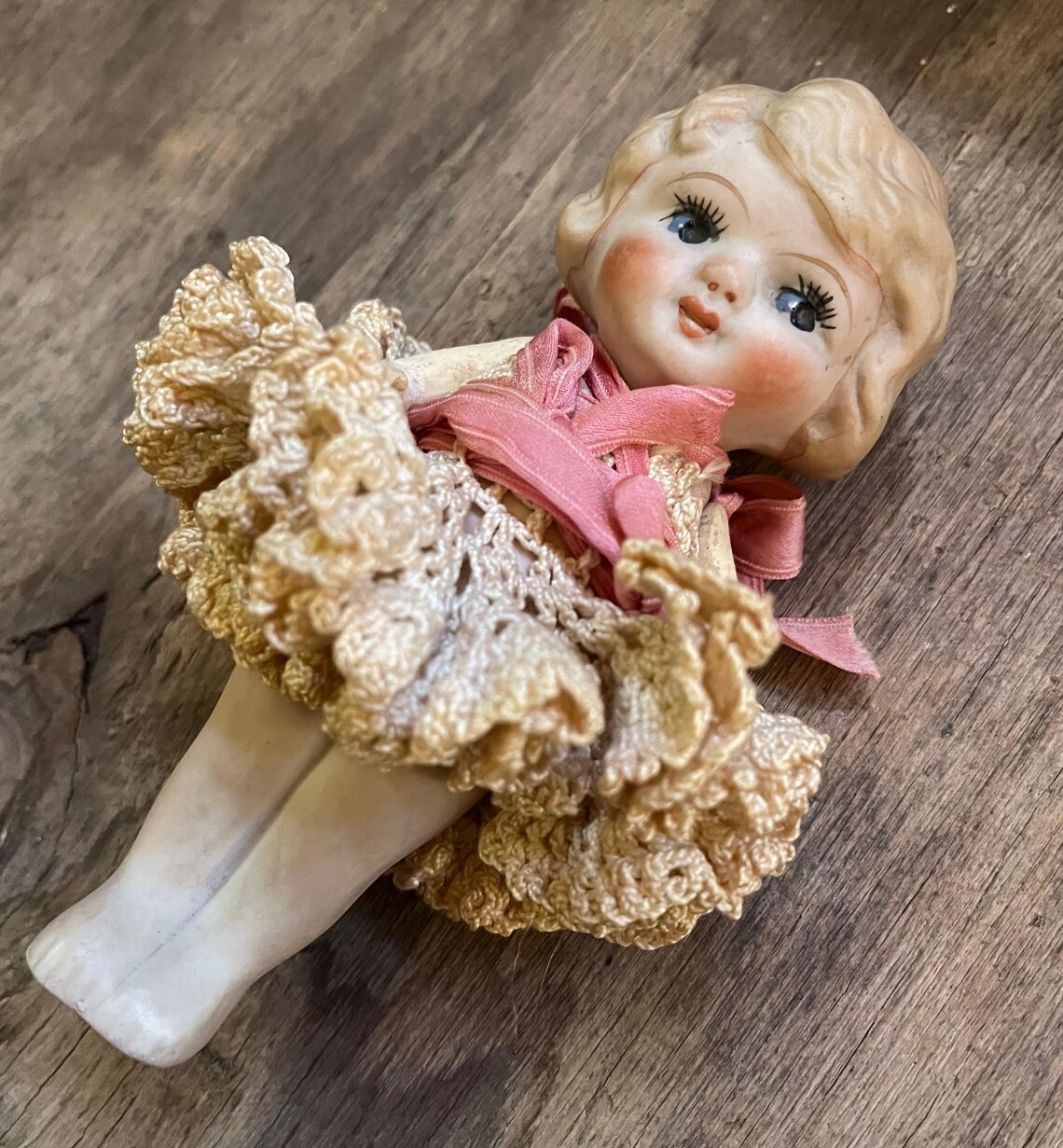 Antique Bisque Doll - Etsy