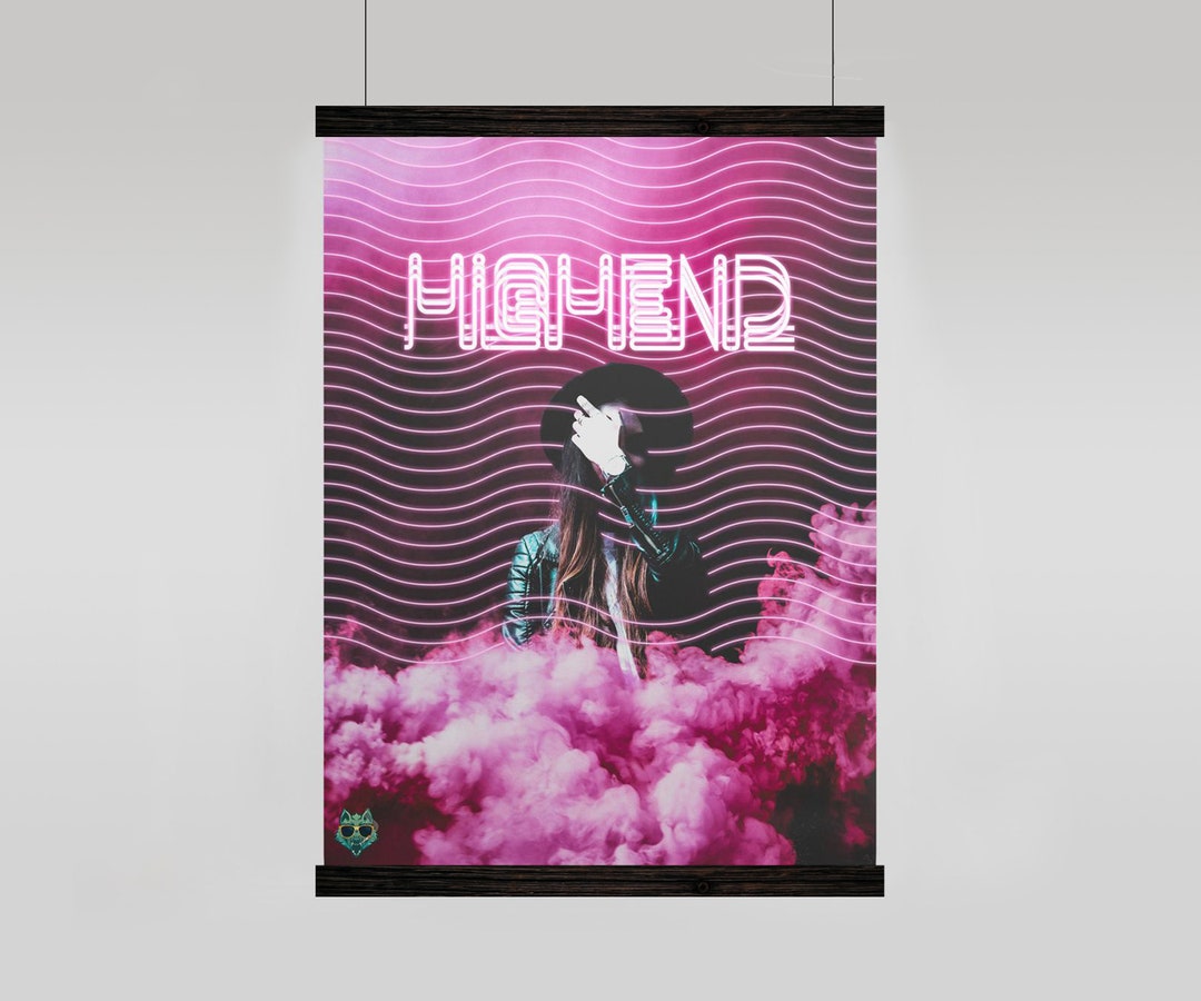 High End Neon, Vaporwave Art, Wall Art Decor - Etsy