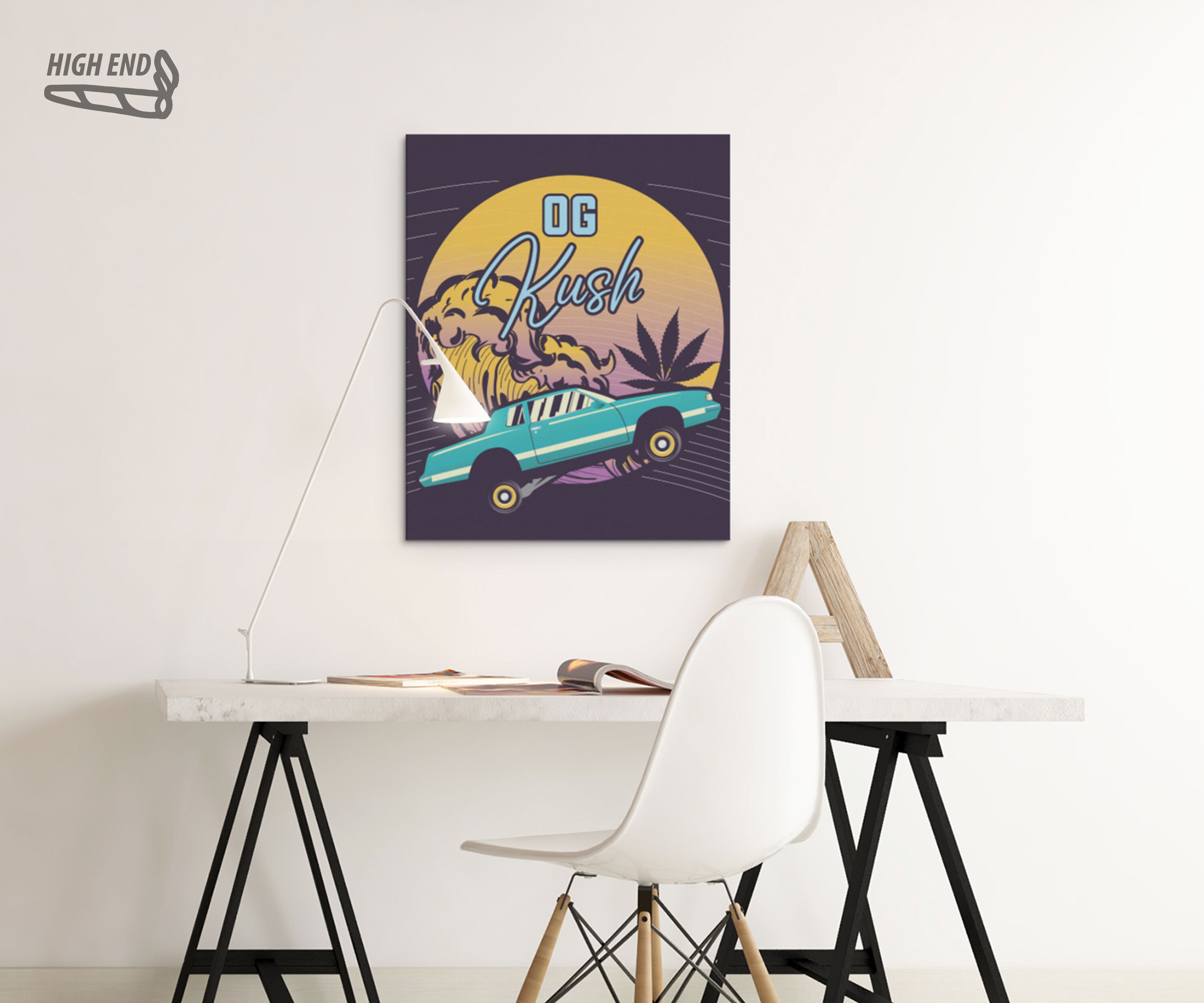 Downloadable OG Kush, Strain Art Poster. Ready to Print, Cannabis, CBD ...