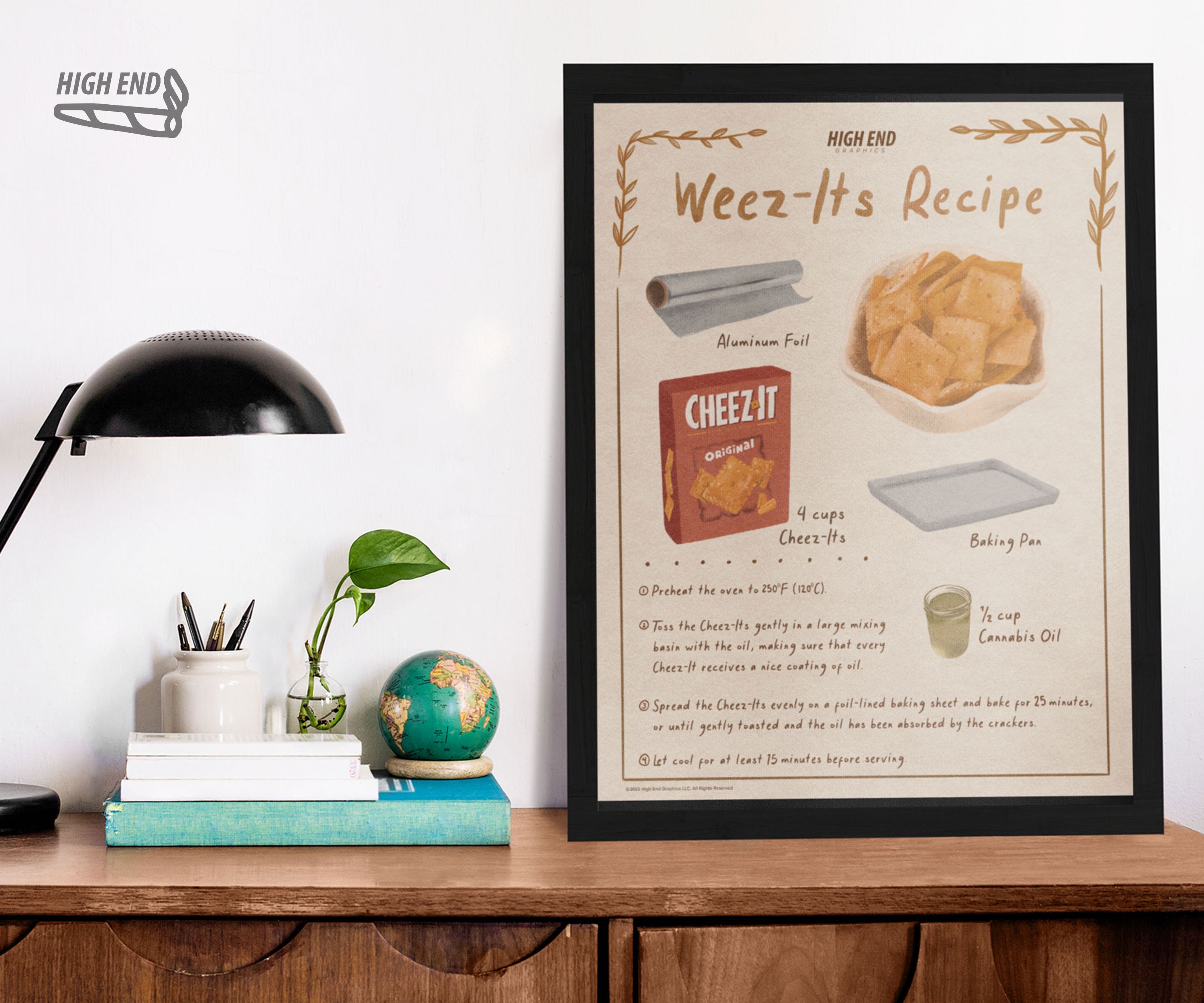 Ready to Print Weez-its Cannabis Edibles Recipe Digital Infographics ...