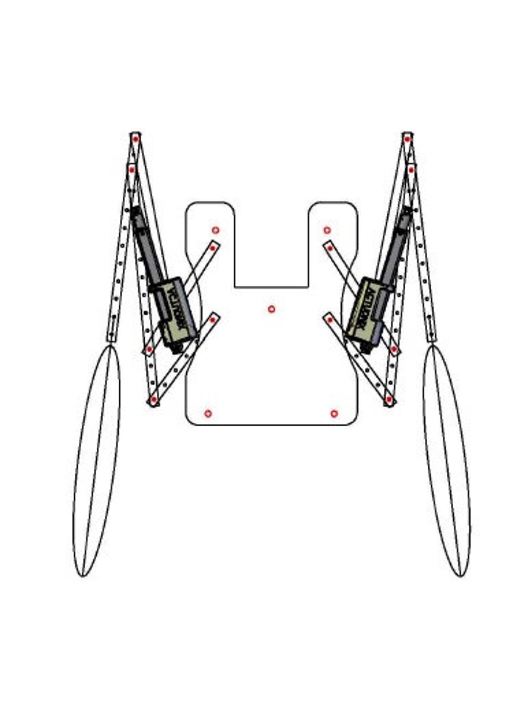Frame and Electronics for Remote Control Wings / Cosplay Costume/giant ...