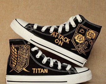 Attack on titan shoe | Etsy