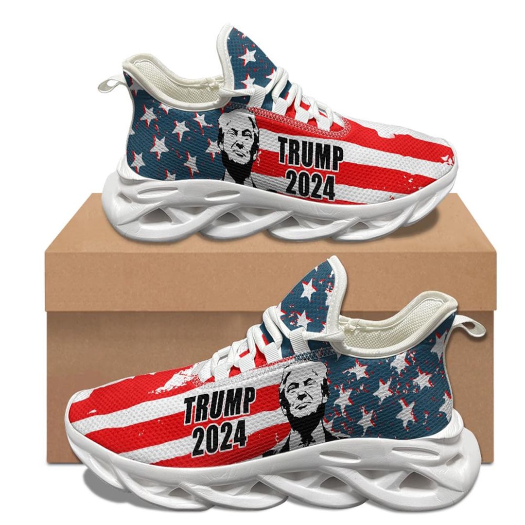 Trump Shoe TRUMP 2024 Sneakers Custom Men & Women Athletic Halloween ...