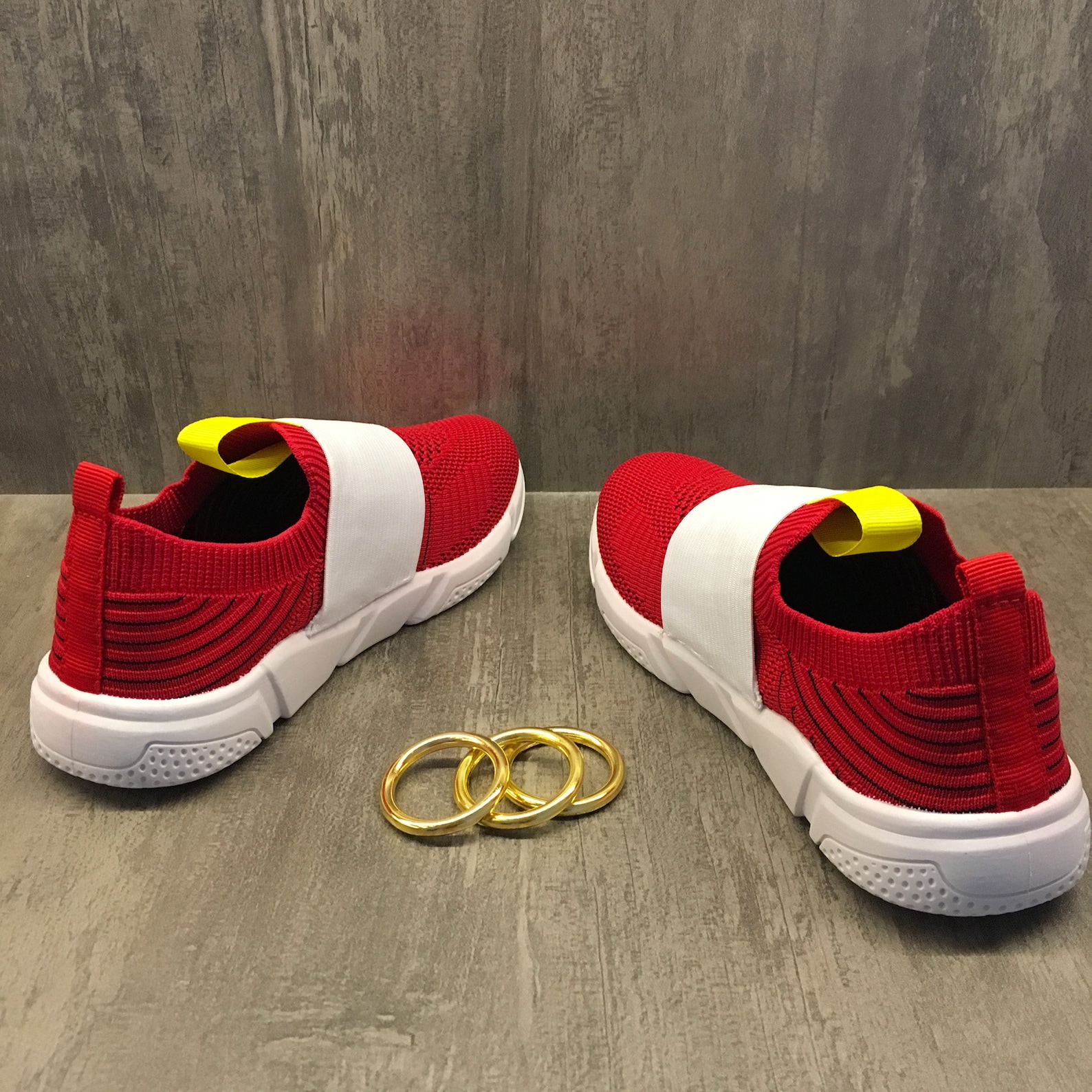 Sonic Shoe Speed Sneakers Kids Cosplay Red Hedgehog Fast Shoes - Etsy