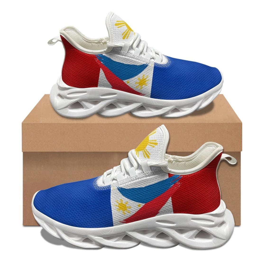 Philippines Flag Shoes National Flag Sneakers Red, White, Blue Low Top ...