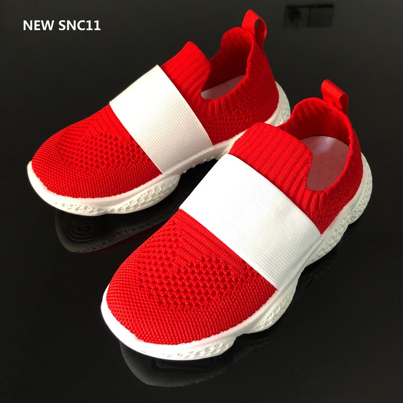 Sonic Shoe Speed Sneakers Kids Cosplay Red Hedgehog Fast Shoes Custom ...