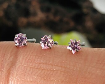 Pink Nose Stud | Etsy