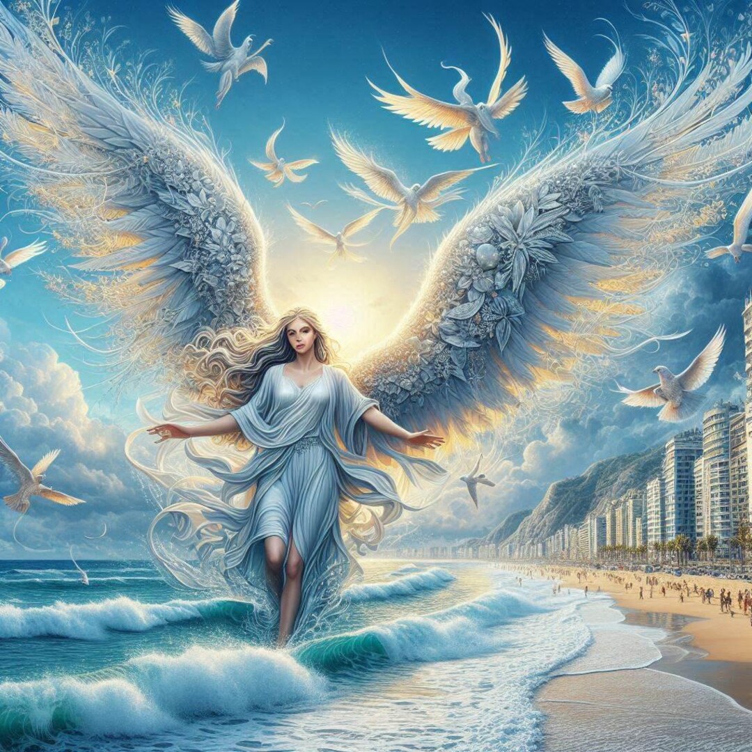 Roxy Poster Angel at Surfers - Etsy