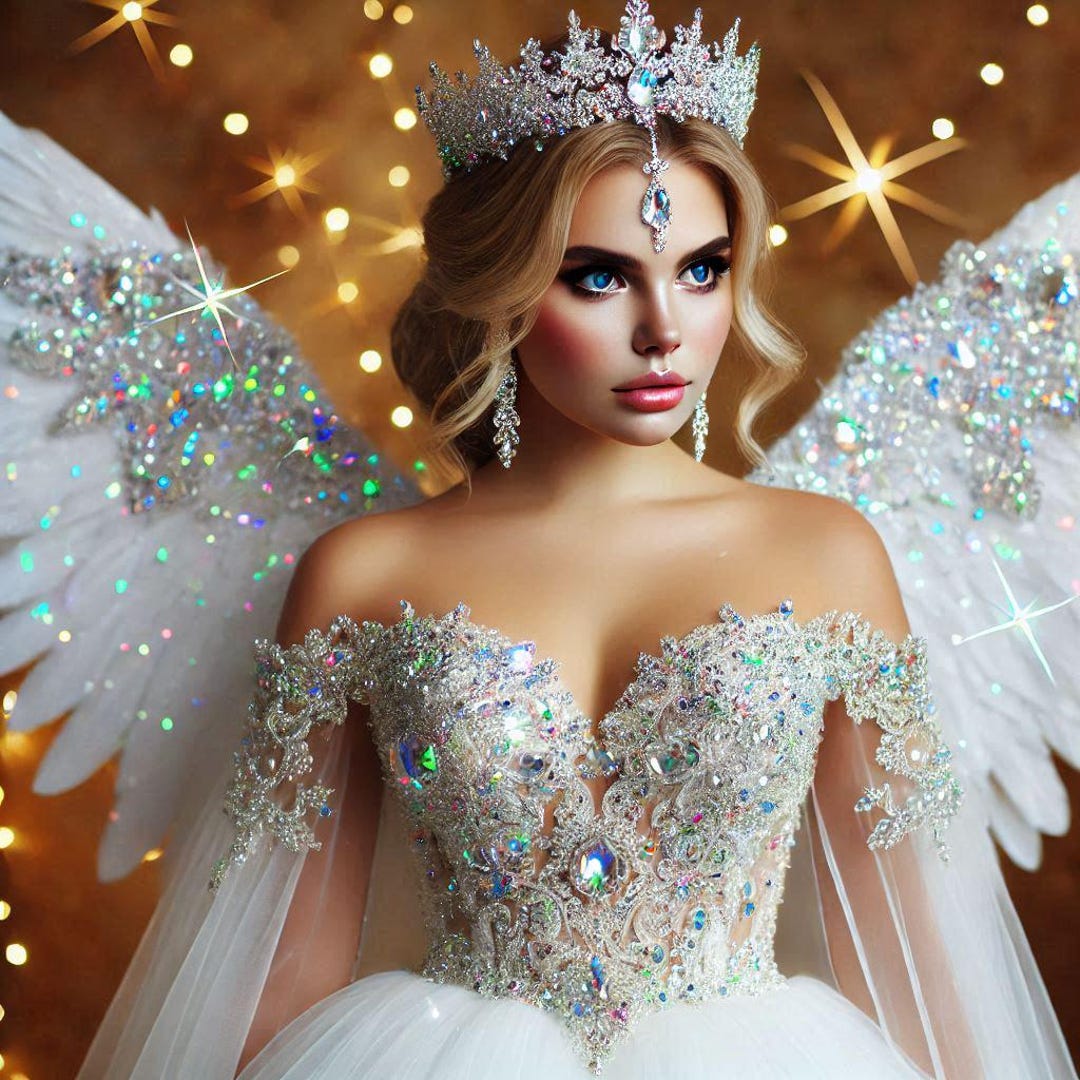 Roxy Poster - the Sparkling Angel Brides - Etsy