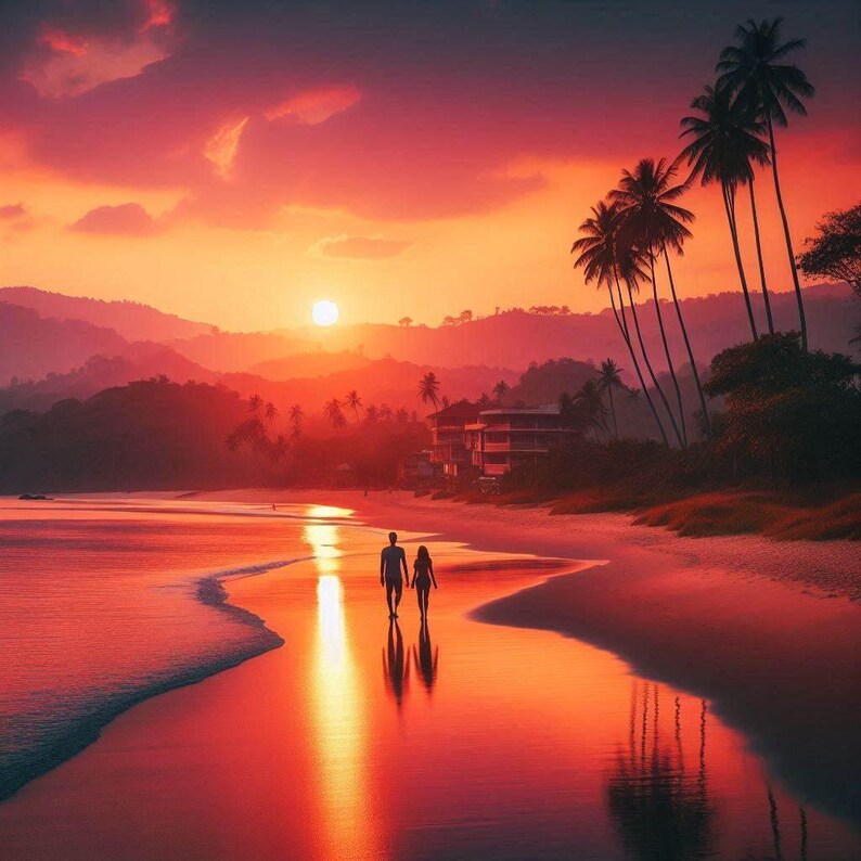 Roxy Poster Gorgeous Sunset for a Walk - Etsy Australia