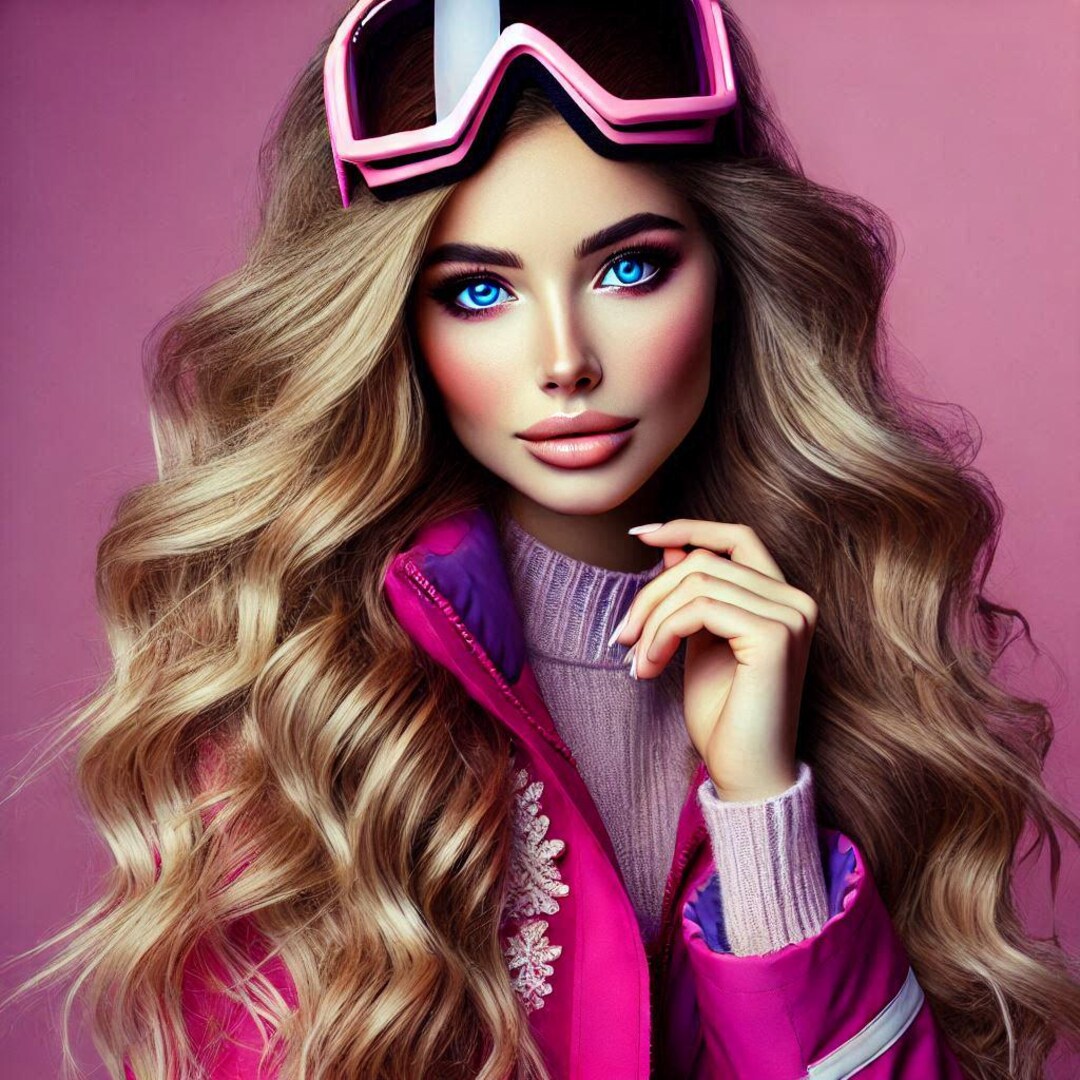 Roxy Poster - Roxanne Skiing - Etsy