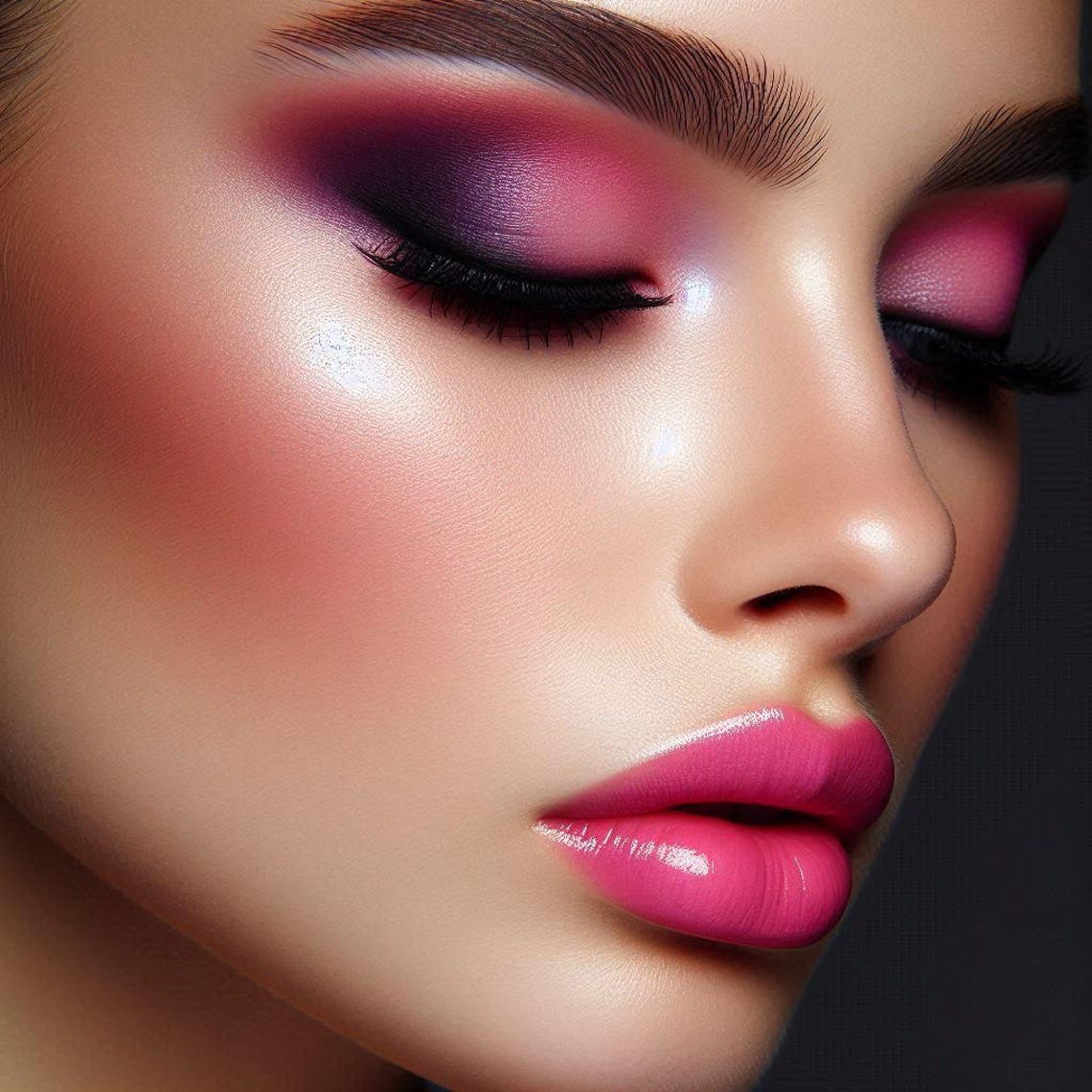 Roxy Poster the Face of Pink - Etsy