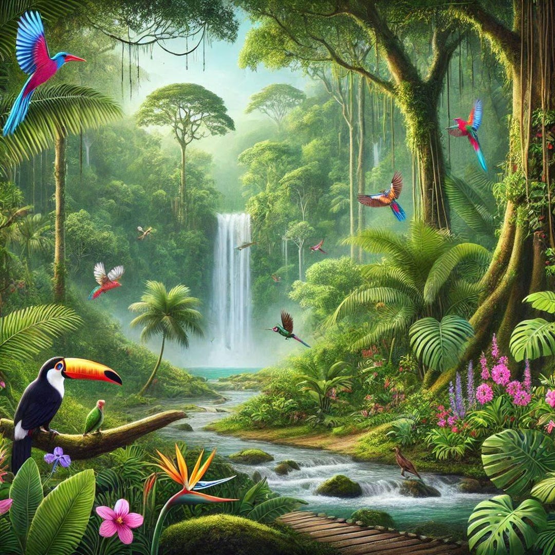 Roxy Poster Rainforest Green - Etsy