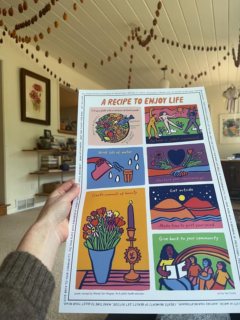 A Recipe to Enjoy Life Health Education Lifestyle Nutrition Fitness ...