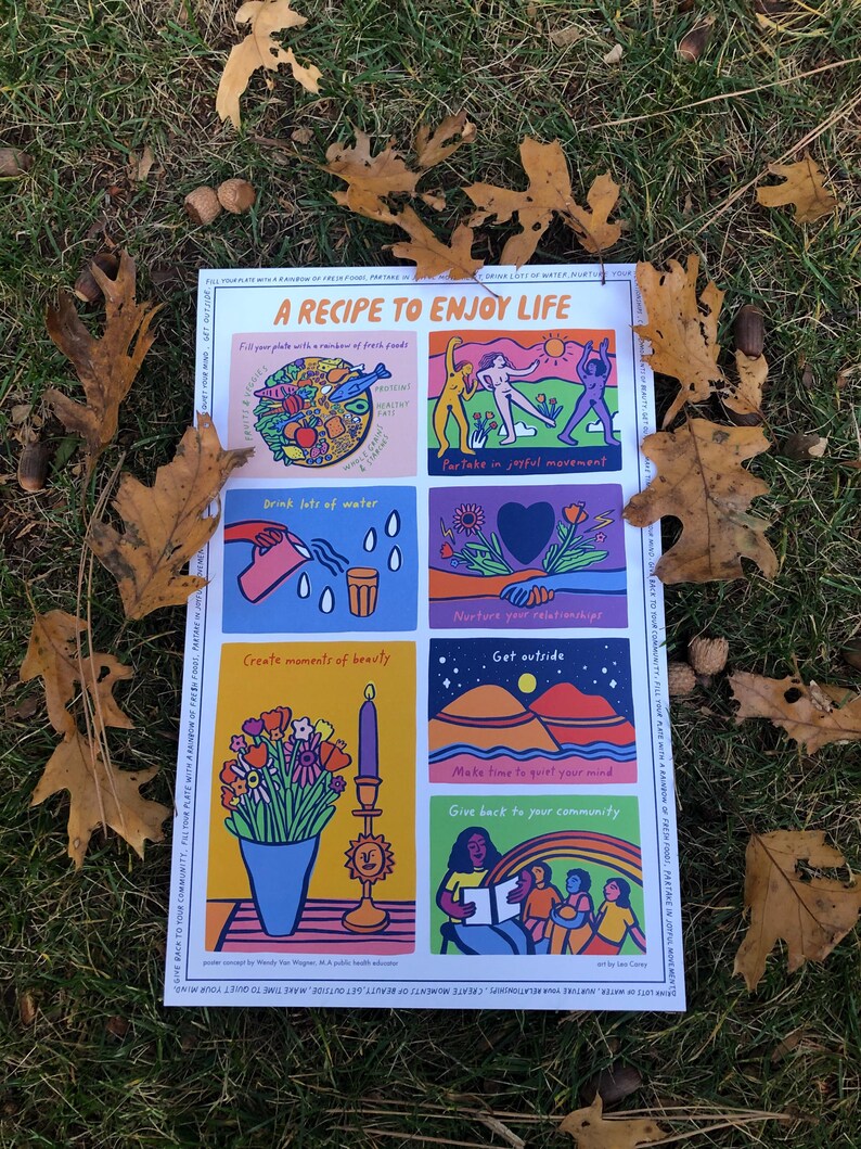 A Recipe to Enjoy Life Health Education Lifestyle Nutrition Fitness ...