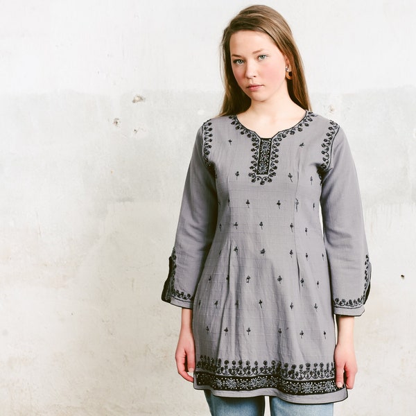 Gray Tunic Dress - Etsy