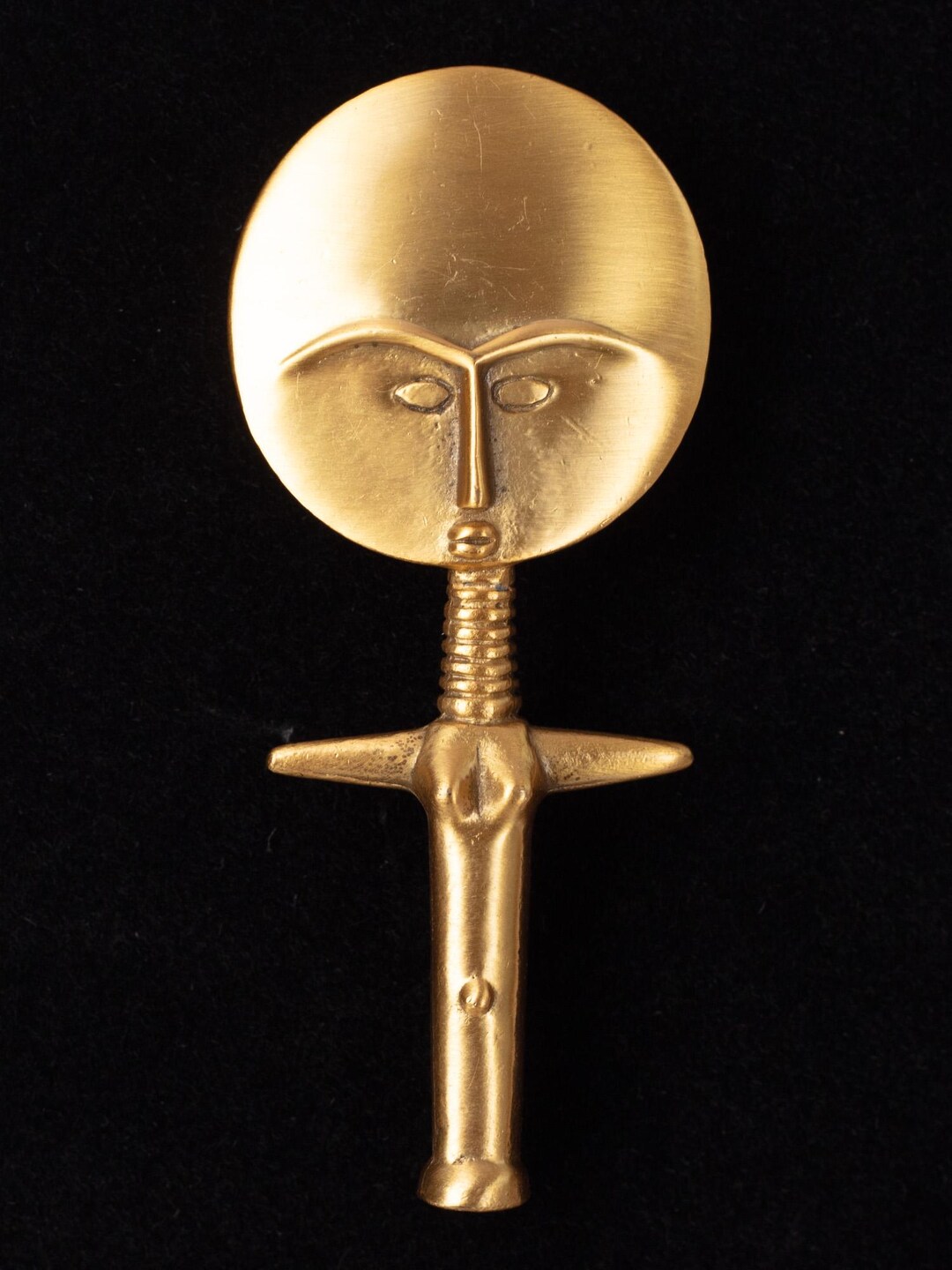 70s Vintage Alva Museum Replica Brooch, African Fertility Doll Pin ...